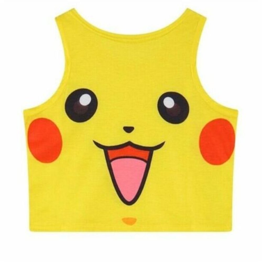Updated - New Stock - Pokemon Pikachu Crop Top Yellow… - Gem